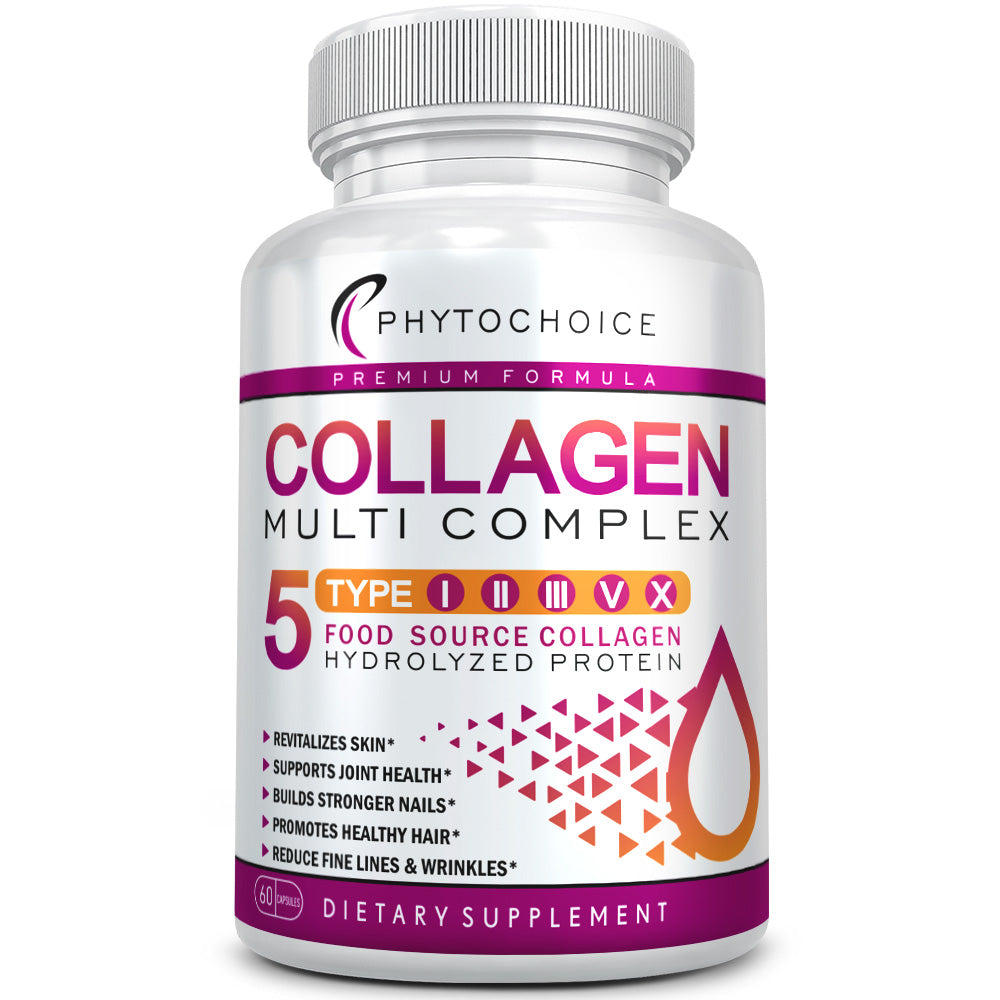 MULTI COLLAGEN COMPLEX | 5 Types in 1 Collagen Supplement - 90 Capsules ...